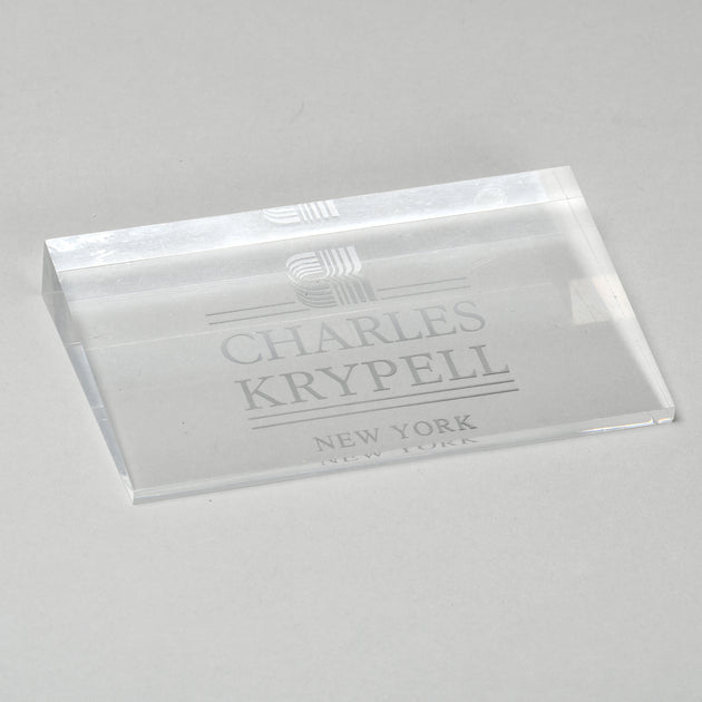Acrylic Name Plates – Montagne Custom Packaging